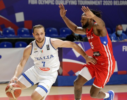 Italy vs Puerto Rico, Belgrade, Serbia - 01 Jul 2021 Stock Pictures ...
