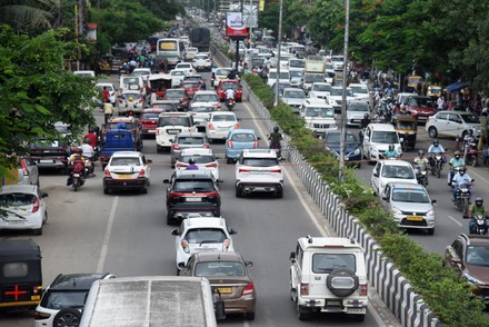 Vehicles Ply Following Ease Covid19 Induced Editorial Stock Photo ...