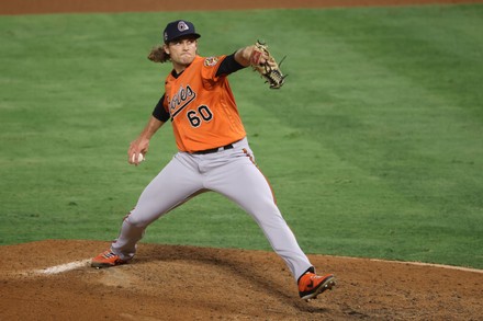 Baltimore Orioles Relief Pitcher Isaac Mattson Editorial Stock Photo ...