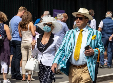 Police Wear Face Masks Tennis Fans Editorial Stock Photo - Stock Image ...