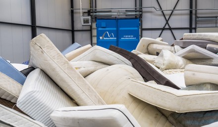 Discarded Mattresses Recycled Into Reusable Raw Editorial Stock Photo ...