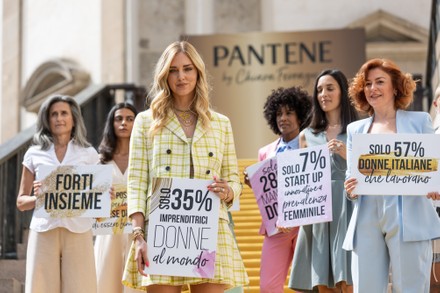 Chiara Ferragni at the event' Pantene Forti Insieme' for the launch of ...