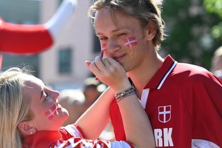 Danish Football Fans Before European Championship Editorial Stock Photo ...