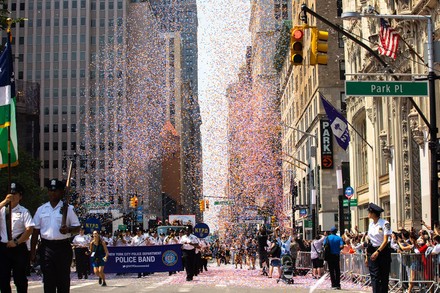 Hometown Heroes Ticker Tape Parade Editorial Stock Photo - Stock Image ...