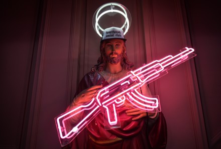 15 Neon machine gun Stock Pictures, Editorial Images and Stock Photos ...