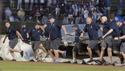Wrigley Field Grounds Crew Roll Out Editorial Stock Photo - Stock Image ...