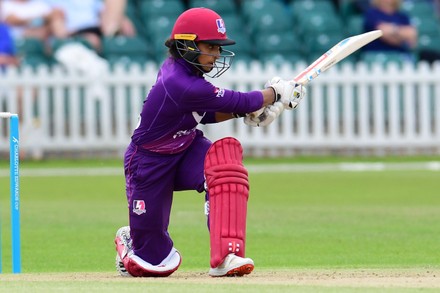 Michaela Kirk Lightning During Charlotte Edwards Editorial Stock Photo ...