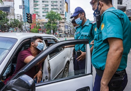 Police Checking Passengers Movement Pass Issued Editorial Stock Photo ...