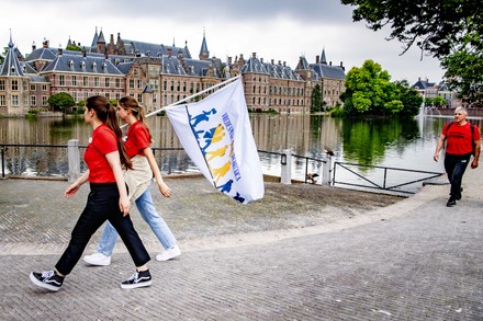 People Take Part Peace March Het Editorial Stock Photo - Stock Image ...