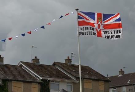 Union Jack No Irish Sea Border Editorial Stock Photo - Stock Image ...