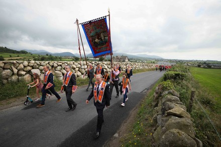 Twelfth July celebrations, Kilkeel, County Down, Northern Ireland - 12 ...