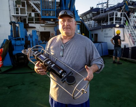 Operators Instrument Mesotech Scanning Sonar That Editorial Stock Photo ...