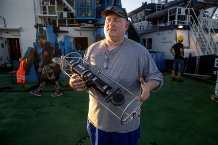 Operators Instrument Mesotech Scanning Sonar That Editorial Stock Photo ...