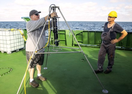 Operators Instrument Mesotech Scanning Sonar That Editorial Stock Photo ...