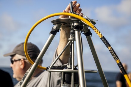 Operators Instrument Mesotech Scanning Sonar That Editorial Stock Photo ...