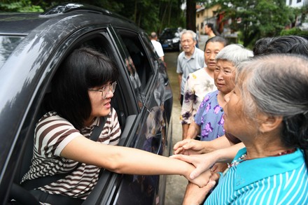 Xu Xiaochan1st L Bids Farewell Locals Editorial Stock Photo - Stock ...