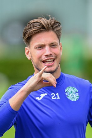 Kevin Dabrowski 21 Hibernian Fc During Editorial Stock Photo - Stock ...