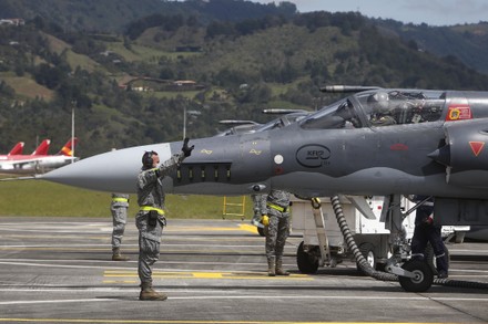 Pilot Kfir Aircraft Colombian Air Force Editorial Stock Photo - Stock ...