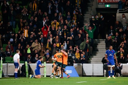 Damian Penaud France Celebrates His Try Editorial Stock Photo - Stock ...