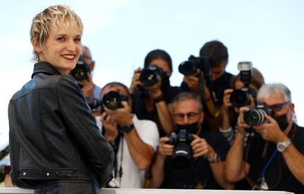 Agathe Rousselle Poses During Photocall Titane Editorial Stock Photo ...