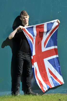 Edl Protester Holding Union Jack Flag Editorial Stock Photo - Stock ...