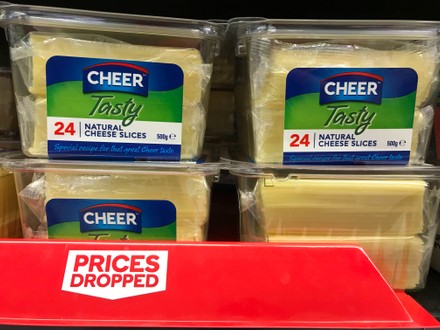 Cheer Cheese On Display Supermarket Sydney Editorial Stock Photo ...