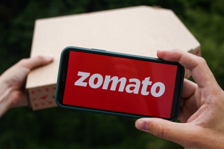 Zomato Logo Seen Displayed On Phone Editorial Stock Photo - Stock Image ...