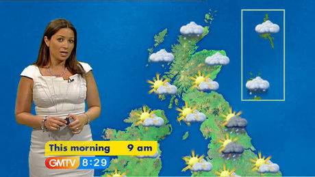 Gmtv Weather Presenter Clare Nasir Editorial Stock Photo - Stock Image ...