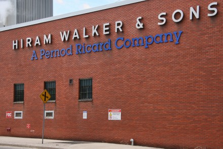 Hiram Walker Sons Distillery Building Windsor Editorial Stock Photo ...