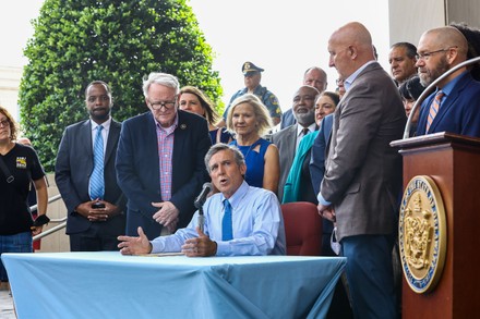 Delaware Governor John Carney Signs Senate Editorial Stock Photo ...
