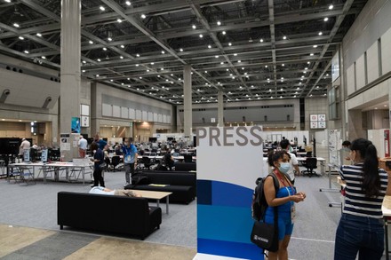 Members Press Main Press Center Tokyo Editorial Stock Photo - Stock ...