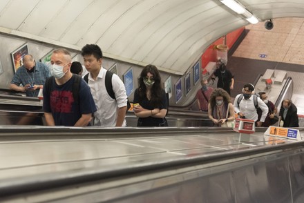 Passengers Walk Underground Station During Morning Editorial Stock ...