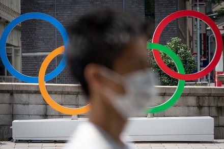 Olympic rings, Tokyo, Japan - 15 Jul 2021 Stock Pictures, Editorial ...