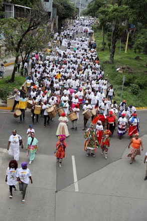 Honduran Garifunas Members Black Fraternal Organization Editorial Stock ...