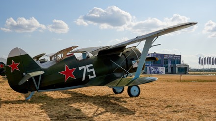 Soviet I153 Seen During Work Xv Editorial Stock Photo - Stock Image ...