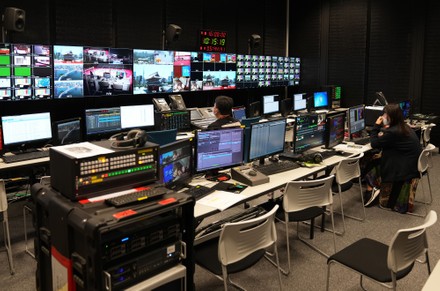 Staff Members Broadcaster Work International Broadcast Editorial Stock ...