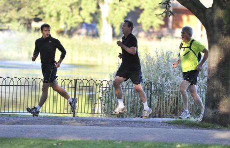 David Cameron Jogging St James Park Editorial Stock Photo - Stock Image ...