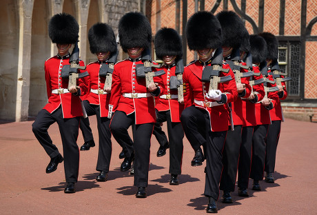 Members 1st Battalion Grenadier Guards Take Editorial Stock Photo ...