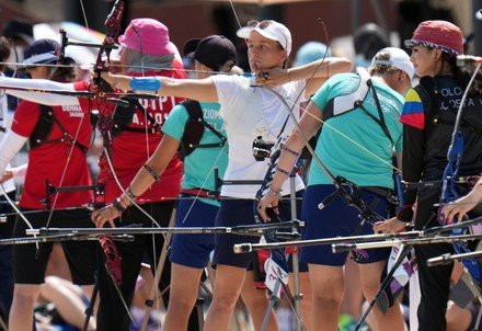 Womens Individual Archery Tokyo 2020 Olympic Editorial Stock Photo ...