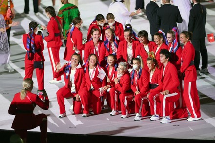 Members Roc Olympic Delegation Take Photos Editorial Stock Photo ...