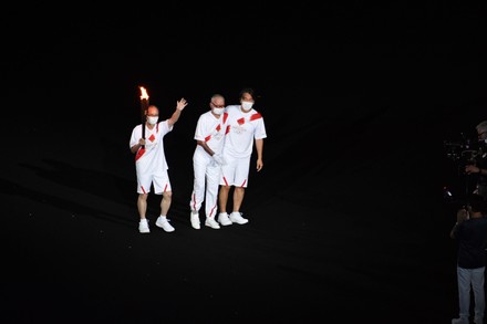 General View Torchbearers Tokyo 2020 Olympic Editorial Stock Photo ...