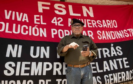 Veteran Sandinista Militant Donald Mendoza Poses Editorial Stock Photo ...