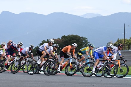 Breakaway Group Action During Mens Road Editorial Stock Photo - Stock ...