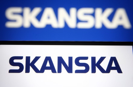 This Photo Illustration Skanska Logo Sweden Editorial Stock Photo ...