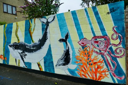 8 Meter Long Mural Encourage People Editorial Stock Photo - Stock Image ...