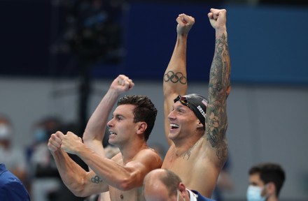 Blake Pieroni L Caeleb Dressel United Editorial Stock Photo - Stock ...