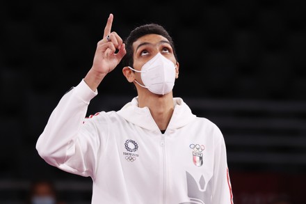 Bronze Medalist Seif Eissa Egypt Poses Editorial Stock Photo - Stock ...