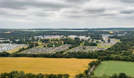 Campsites Car Parks Filling Henham Park Editorial Stock Photo - Stock ...