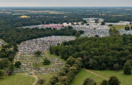Campsites Car Parks Filling Henham Park Editorial Stock Photo - Stock ...