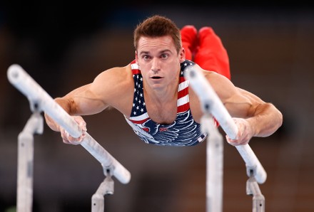 Samuel Mikulak United States Competes Parallel Editorial Stock Photo ...
